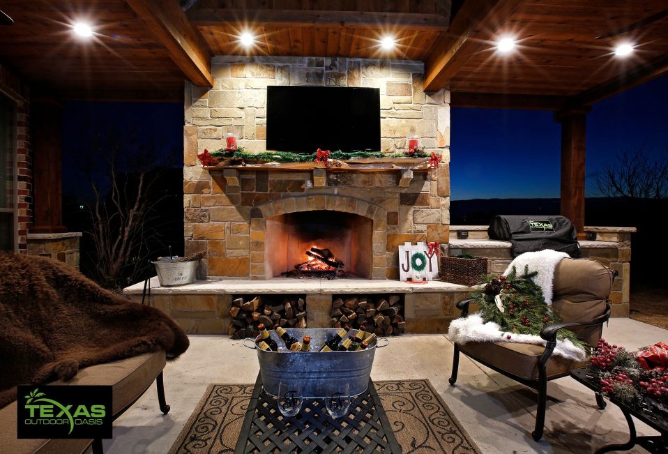 Fire Features Gallery - Texas Outdoor Oasis